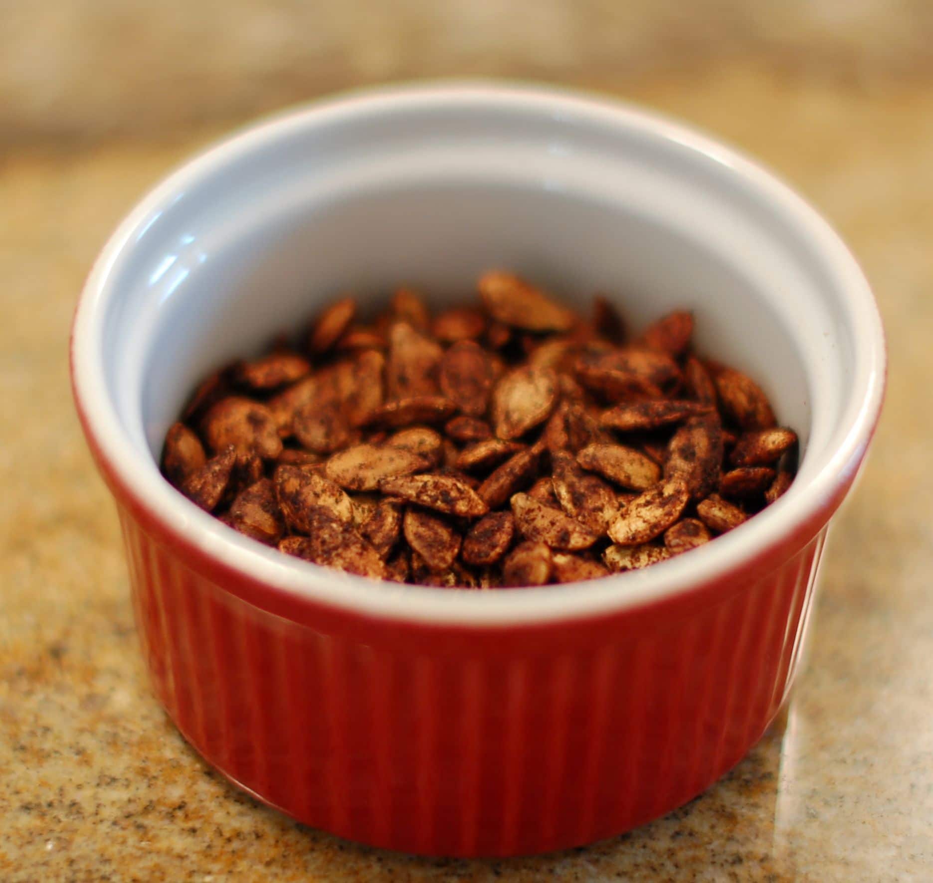 Roasted Spiced Squash Seeds {Recipe} | Small Bites