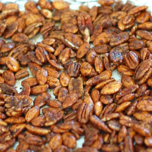 Sweet and Spicy Orange-Scented Nuts {Gluten-Free, Dairy-Free}